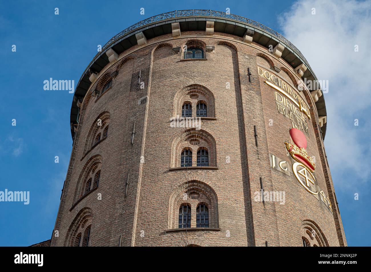 the round tower and observatory in Copenhagen, February 18, 2023 Stock ...