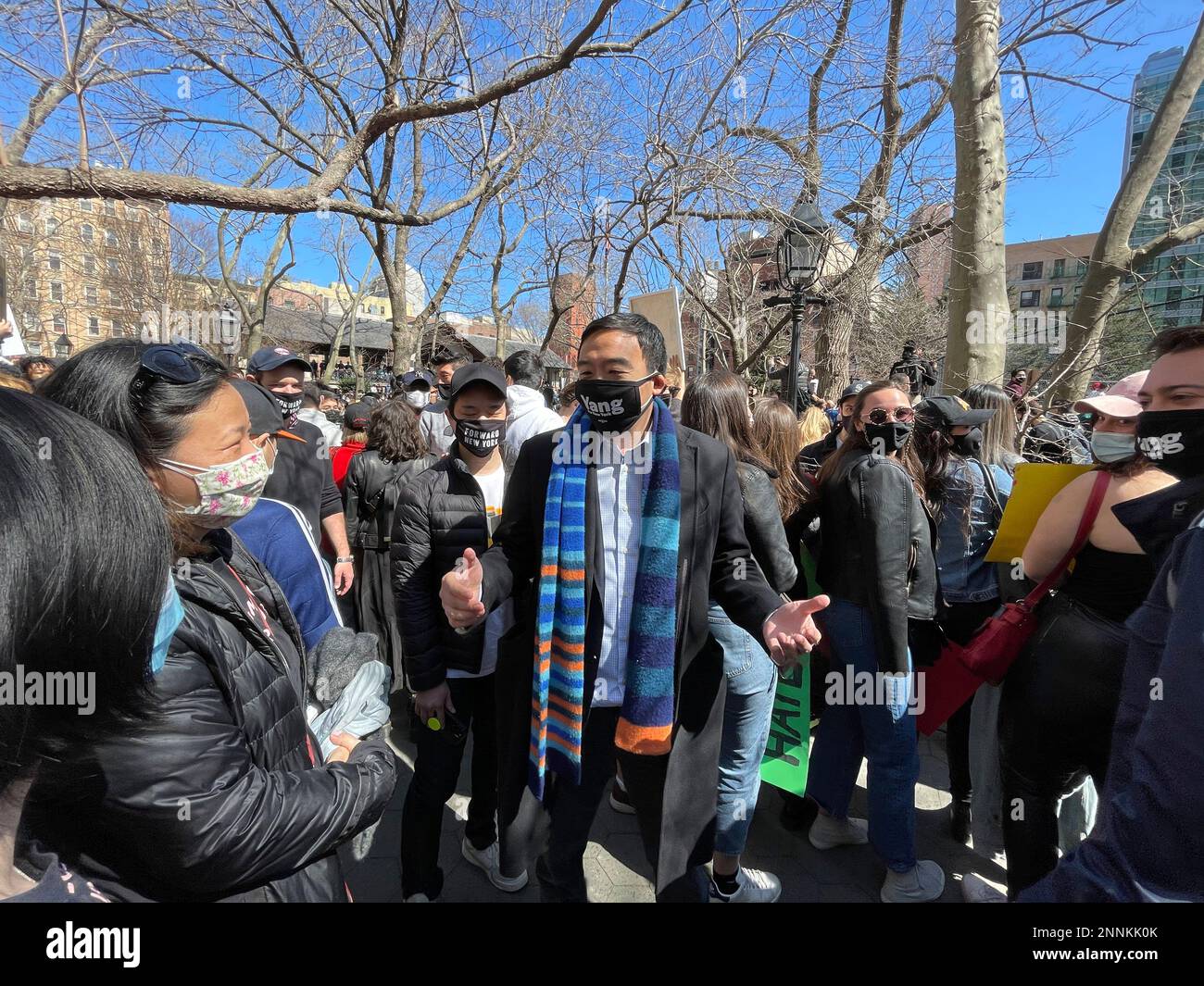 Photo by: STRF/STAR MAX/IPx 2021 3/21/21 Andrew Yang at the 'Rally ...