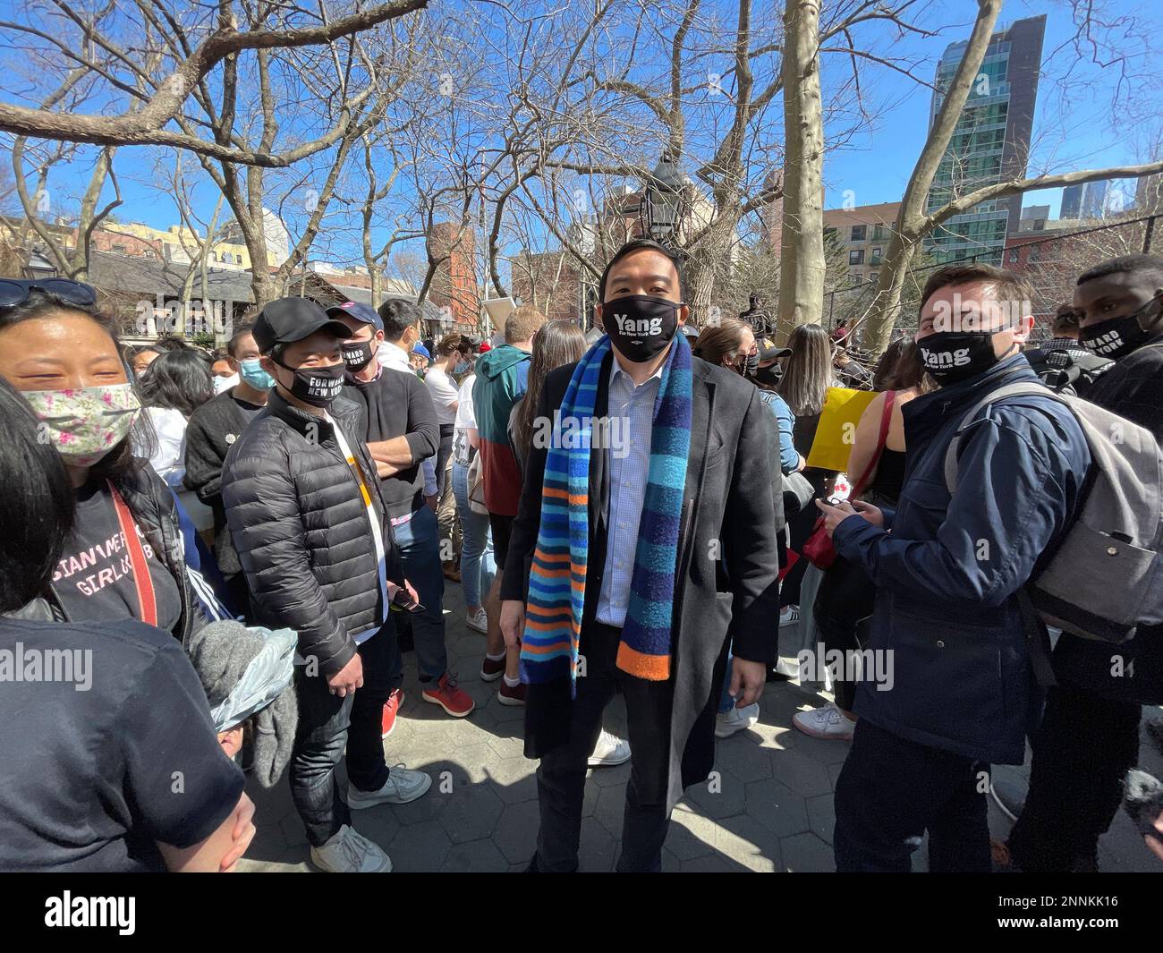 Photo by: STRF/STAR MAX/IPx 2021 3/21/21 Andrew Yang at the 'Rally ...