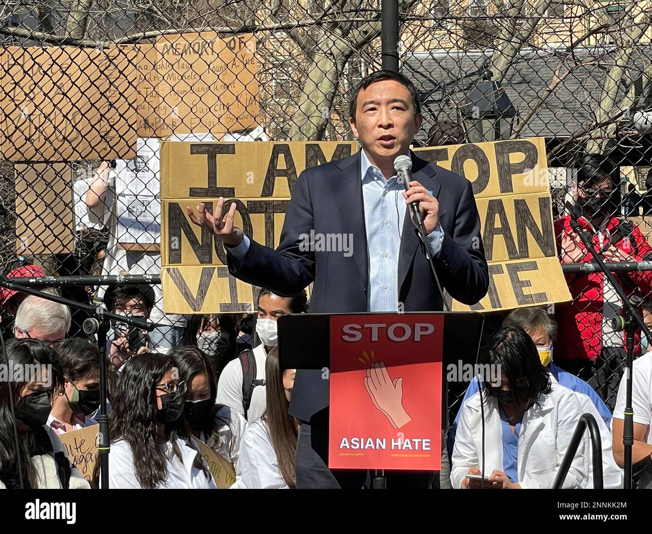 Photo by: STRF/STAR MAX/IPx 2021 3/21/21 Andrew Yang at the 'Rally ...