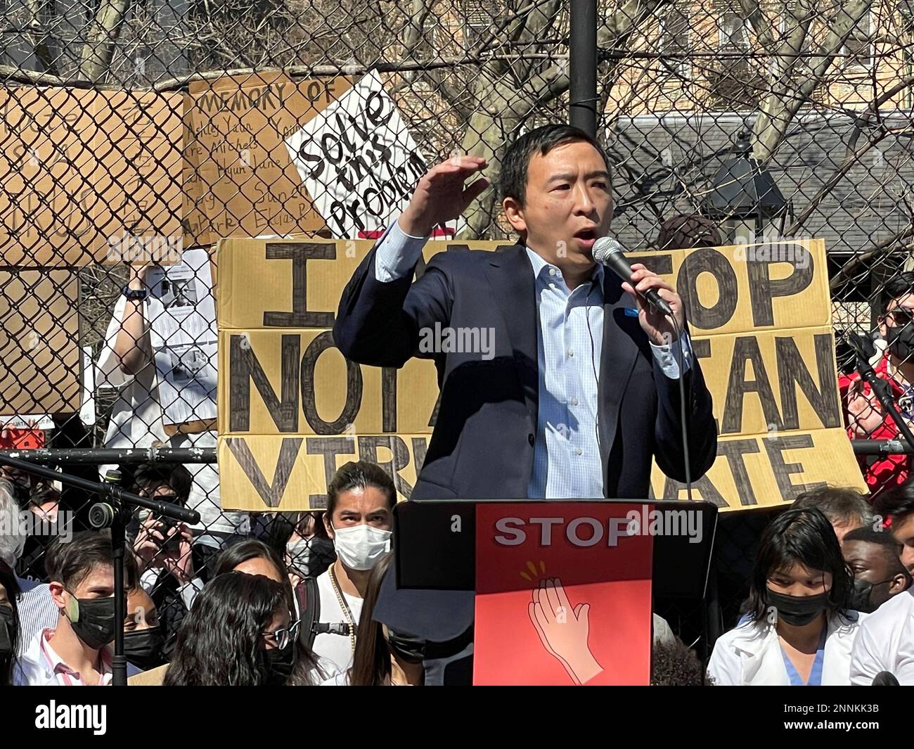 Photo by: STRF/STAR MAX/IPx 2021 3/21/21 Andrew Yang at the 'Rally ...