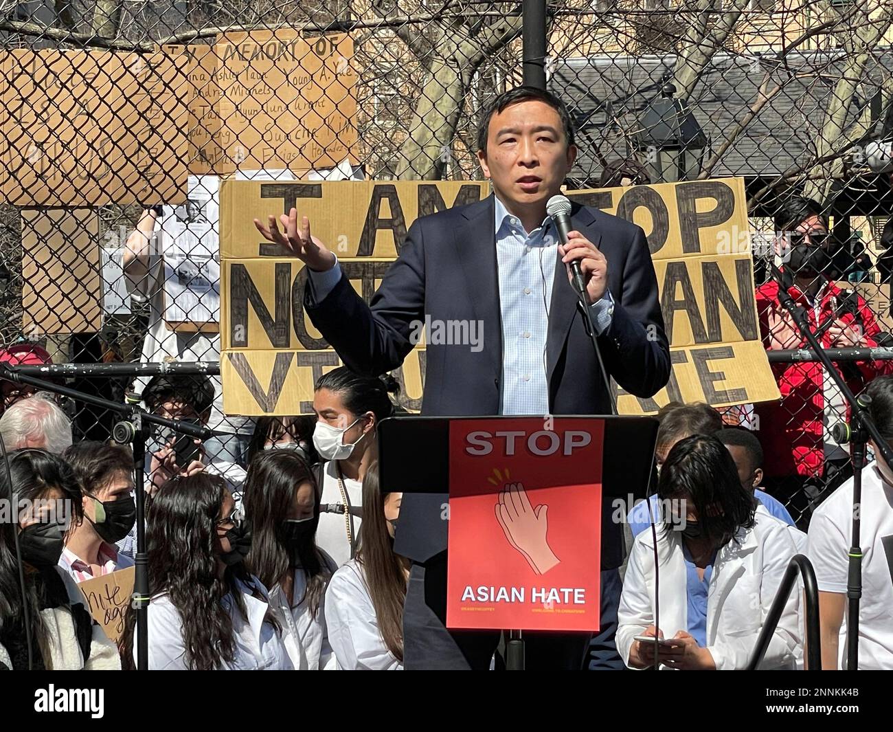 Photo by: STRF/STAR MAX/IPx 2021 3/21/21 Andrew Yang at the 'Rally ...