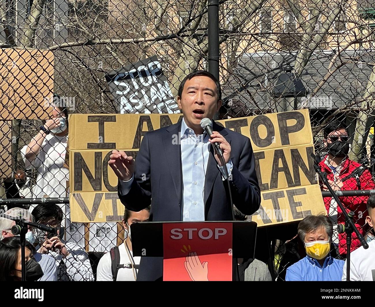 Photo by: STRF/STAR MAX/IPx 2021 3/21/21 Andrew Yang at the 'Rally ...