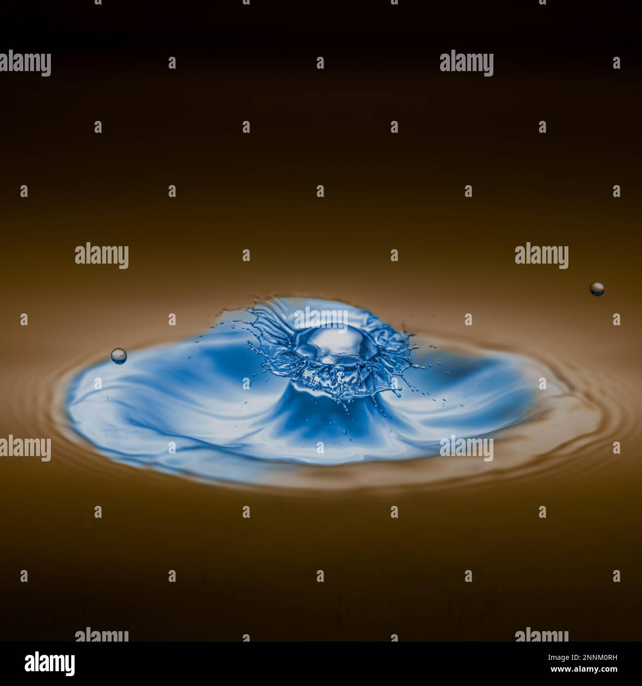 Macro photography water drops photographed with Pluto trigger Stock Photo - Alamy