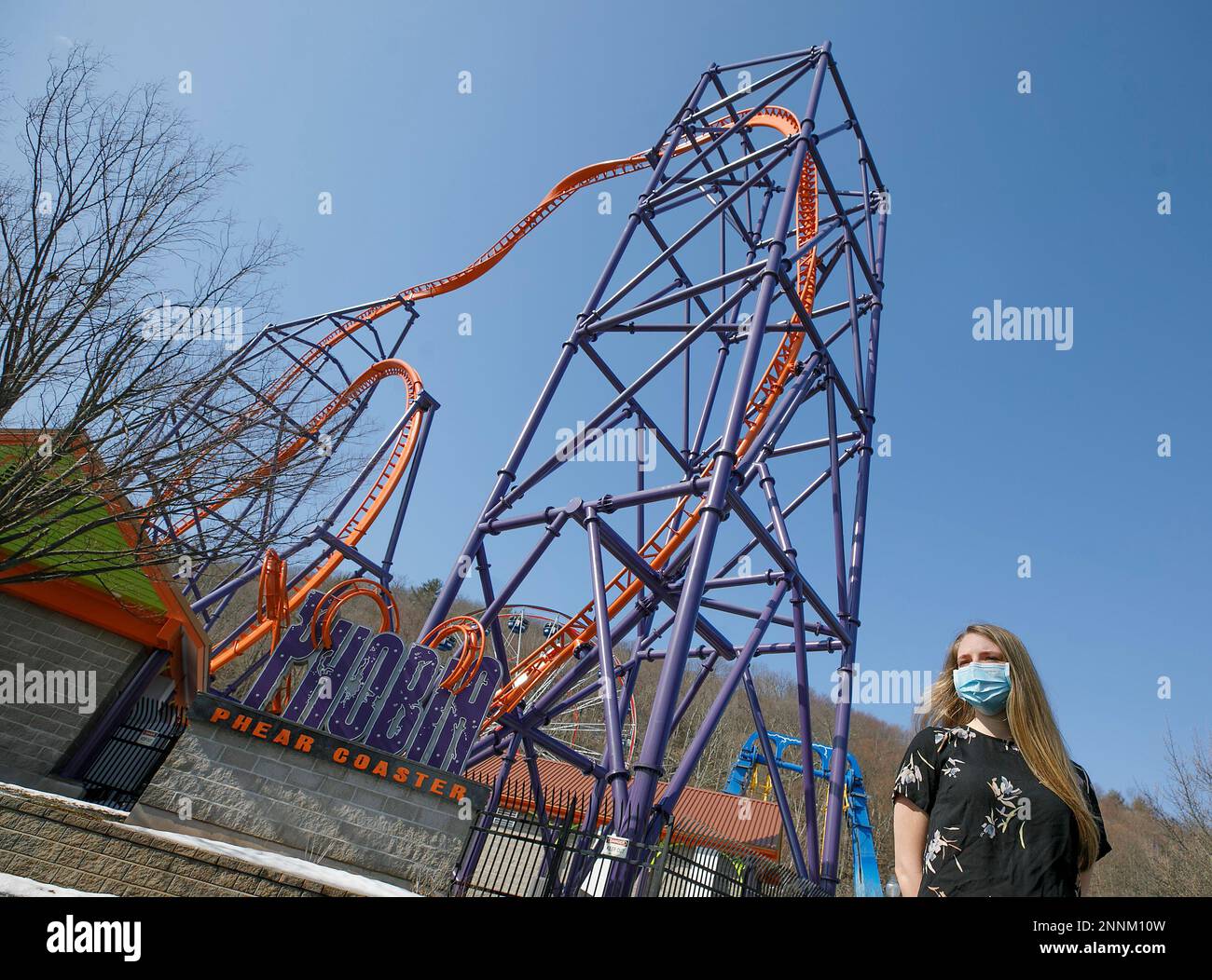 Paige Schmitt, content manager, stands in front of the Phobia Phear ...