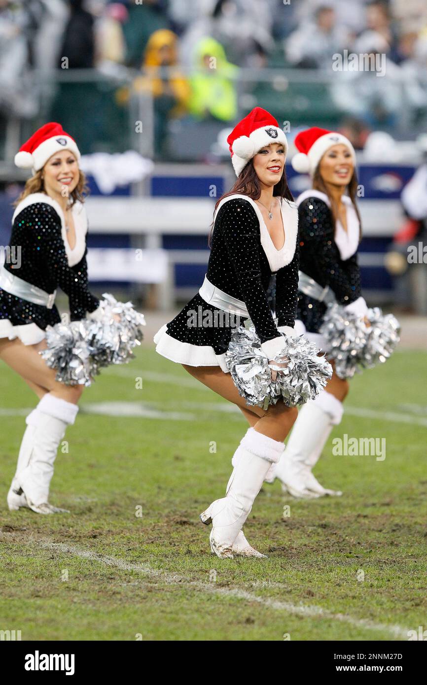 19 December 2010: Oakland Raiders Cheerleader during the NFL regular ...