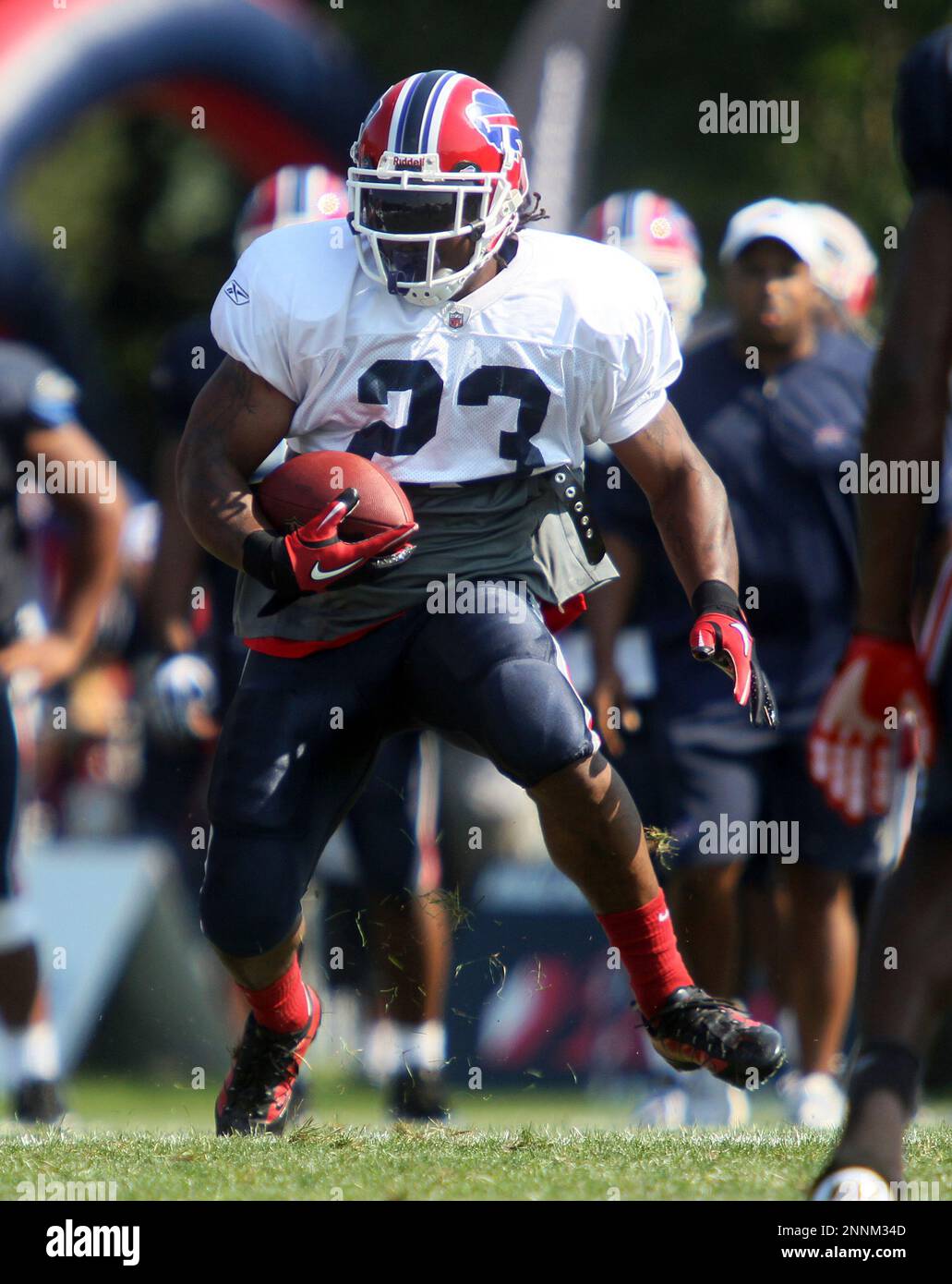29 July 2010: Running back Marshawn Lynch of the Buffalo Bills goes ...