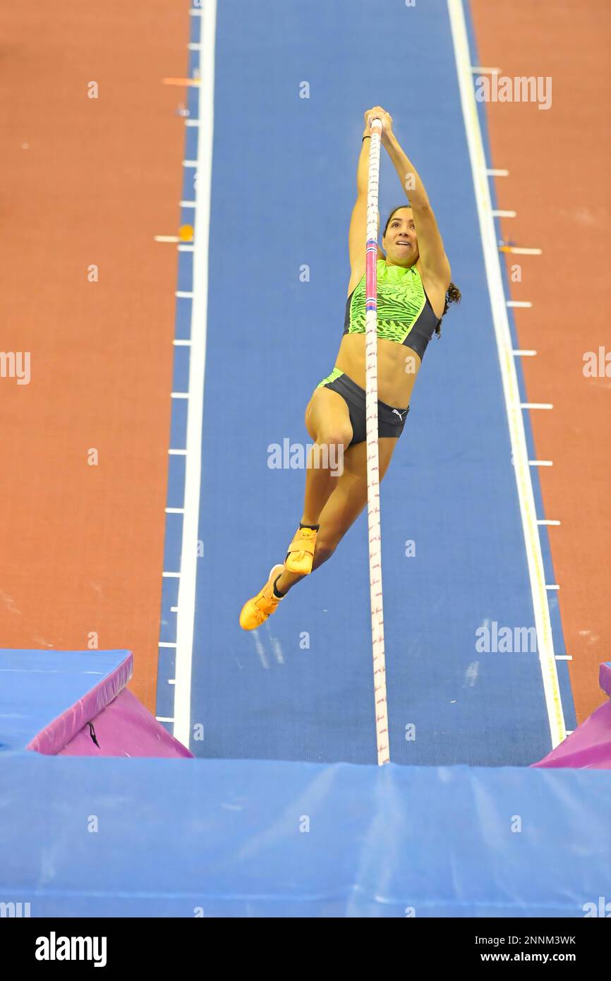 Birmingham, UK, 25 February 2023: LEON Gabriela USA competes in the ...