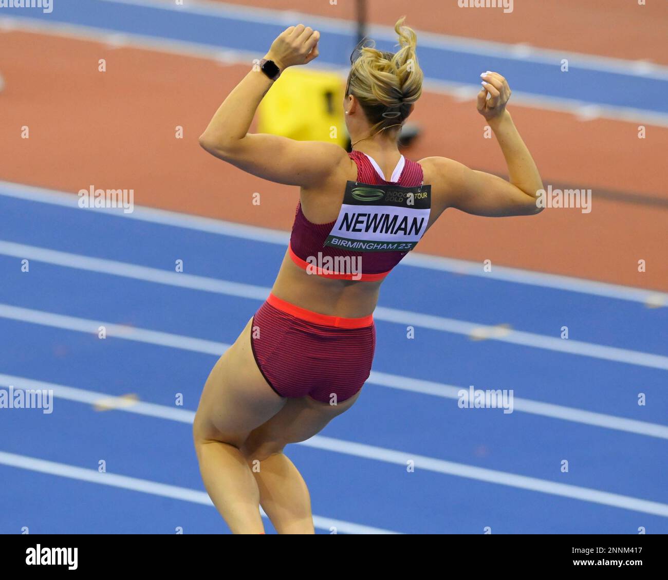 Birmingham, UK, 25 February 2023: NEWMAN Alysha CAN wins the Women's ...