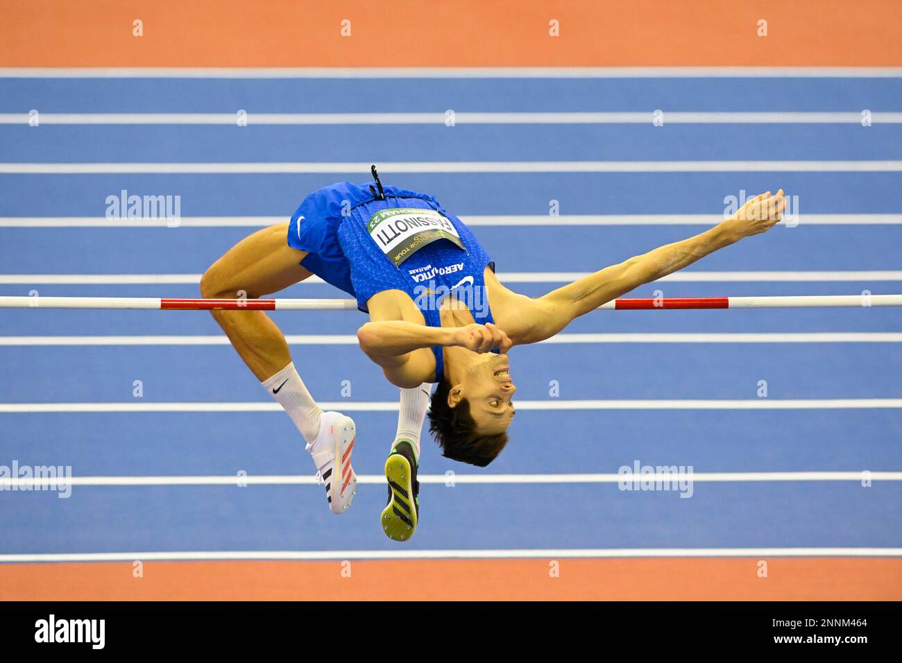 Birmingham, UK, 25 February 2023: FASSINOTTI Marco ITA competes in the ...