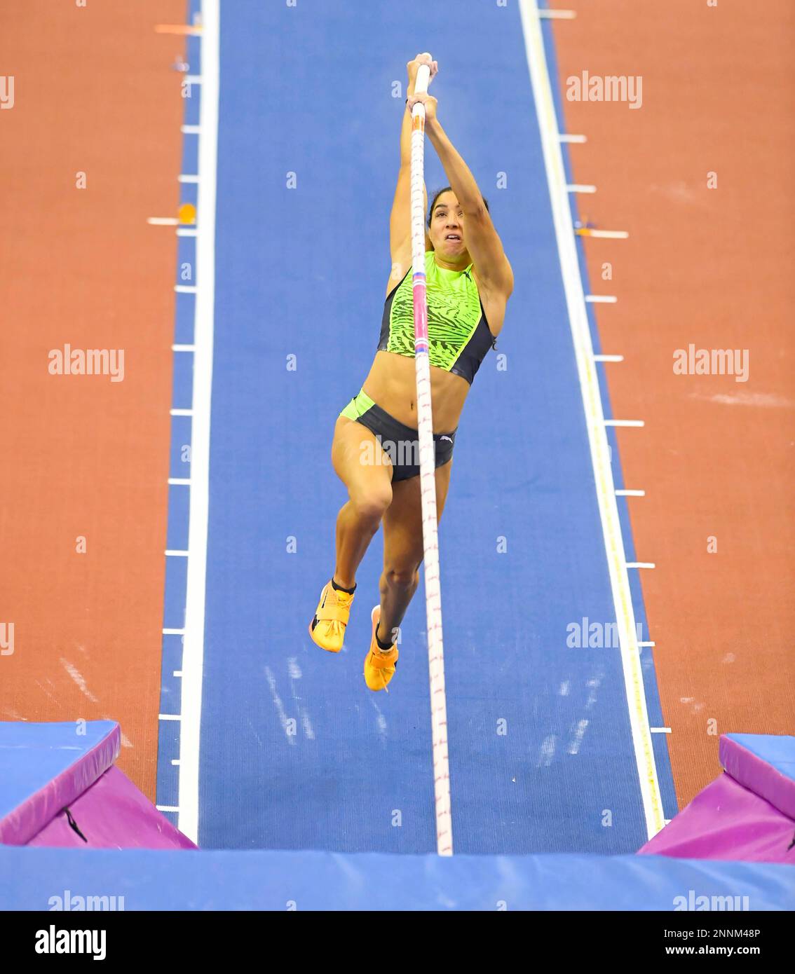 Birmingham, UK, 25 February 2023: LEON Gabriela USA competes in the ...