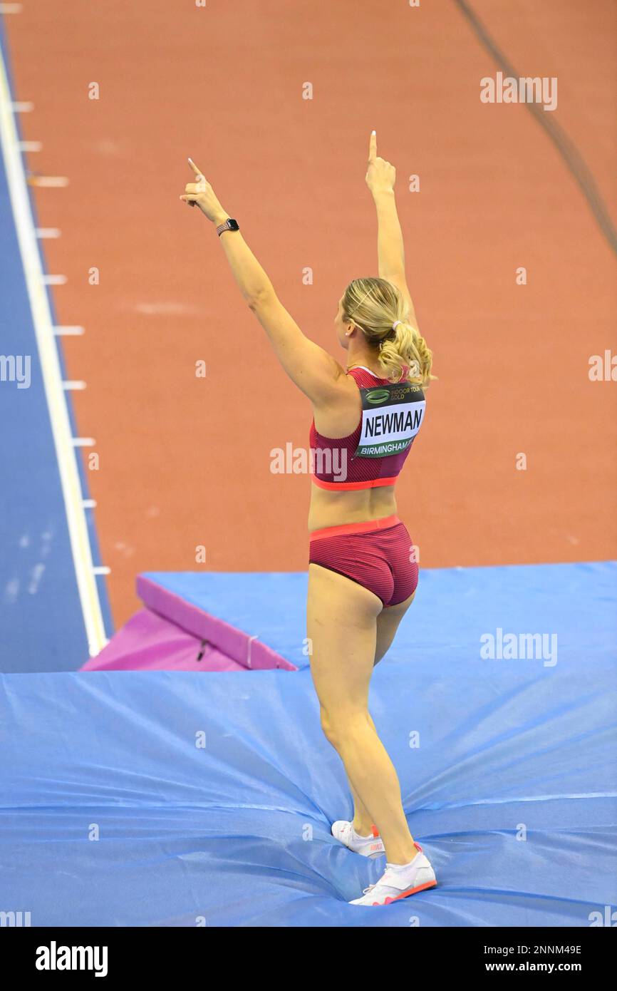 Birmingham, UK, 25 February 2023: NEWMAN Alysha CAN wins the Women's ...
