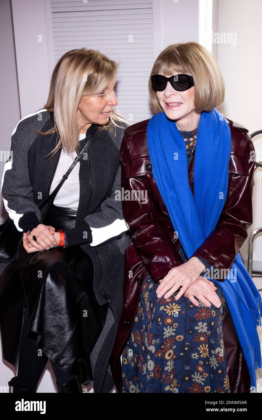 Carla Liuni , Anna Wintour Milan Fashion Week Women Fall/Winter 23-24 ...