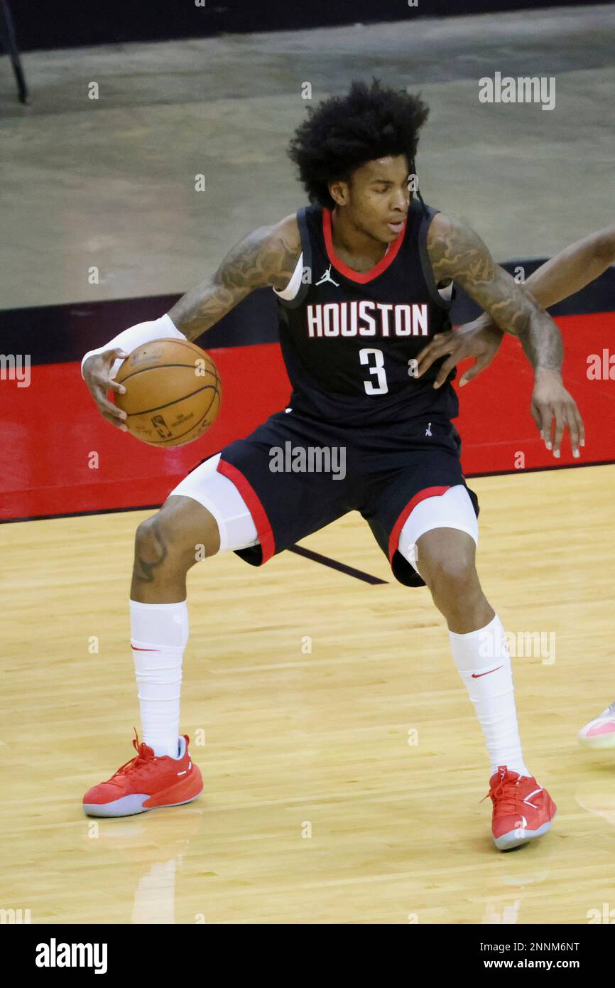 Houston Rockets' Kevin Porter Jr. controls the ball during the first ...