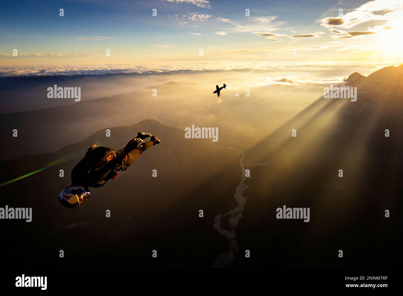 Polish skydiving star Maja Kuczyńska and race pilot Łukasz Czepiela put ...