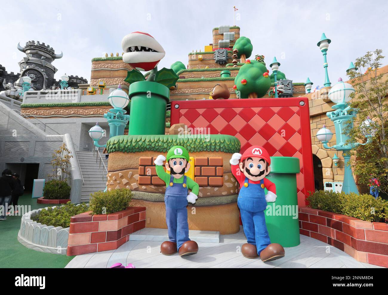 Universal Studios Japan (USJ) unveils Super Nintendo World during a ...