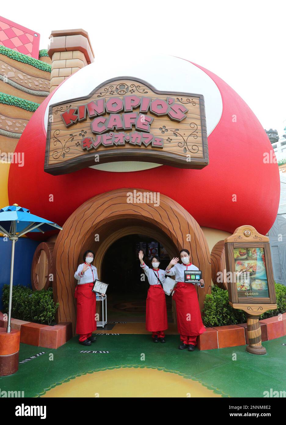 Universal Studios Japan (USJ) unveils Super Nintendo World during a ...