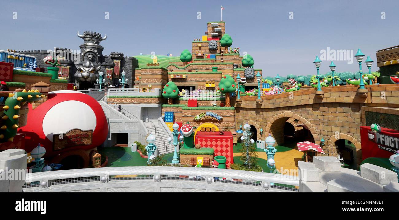 Universal Studios Japan (USJ) unveils Super Nintendo World during a ...