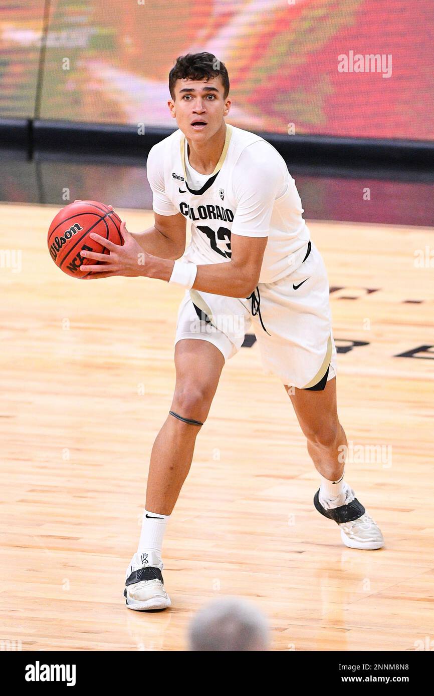 LAS VEGAS, NV - MARCH 13: Colorado Buffaloes forward Tristan Da Silva ...