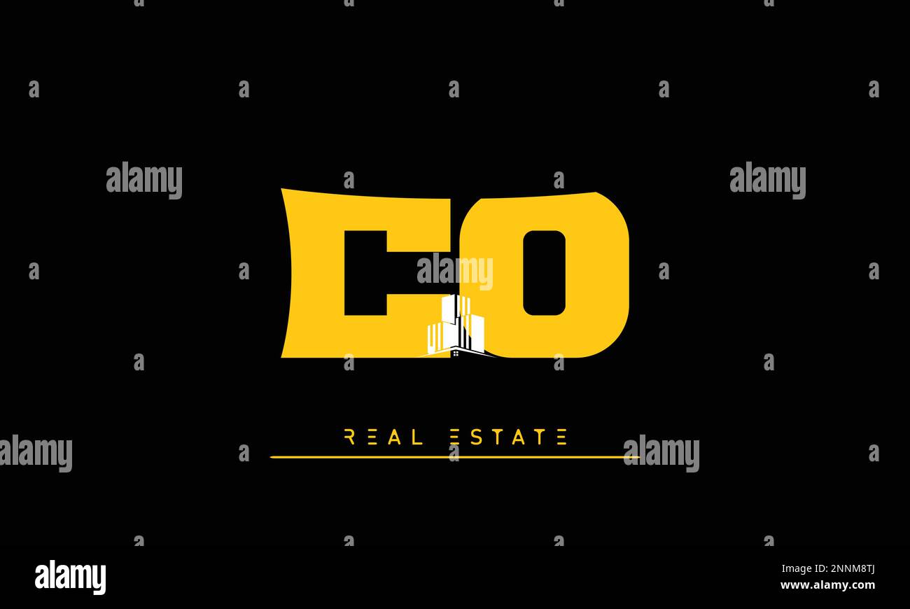 Co real estate monogram hi-res stock photography and images - Alamy