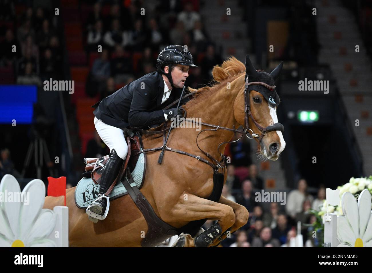 Marc Dilasser of France on the horse E2k Abricot Ennemmelle finished in ...
