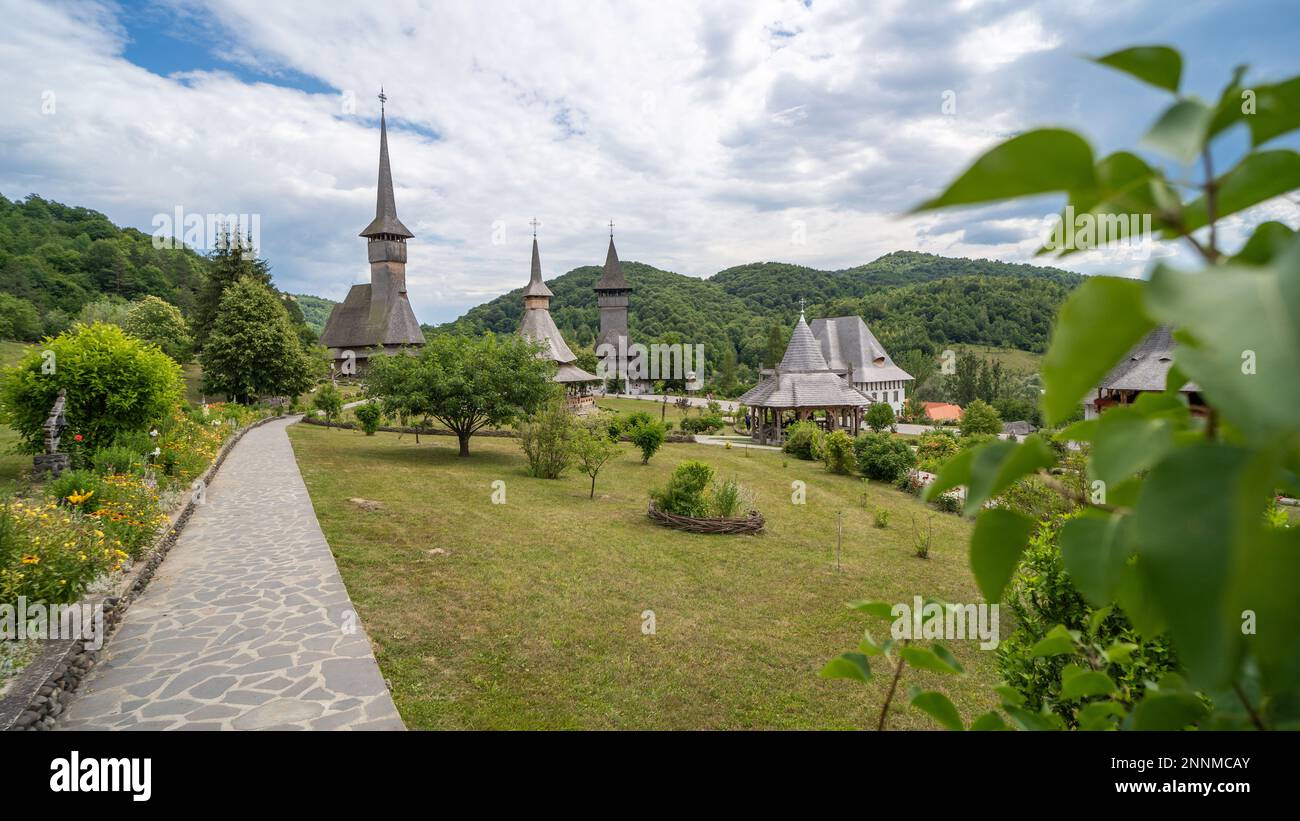 A spiritual retreat at the wooden churches Stock Photo - Alamy