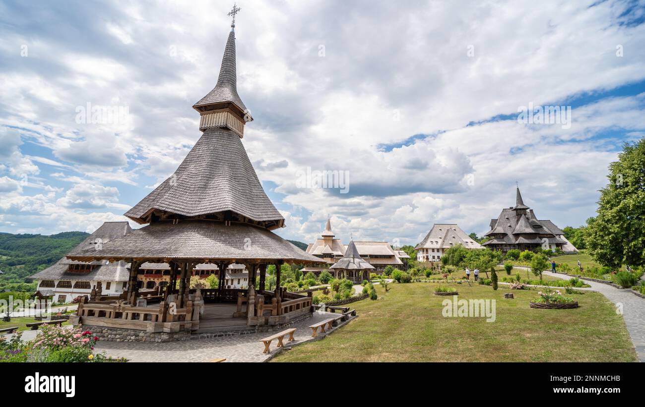 A spiritual retreat at the wooden churches Stock Photo - Alamy