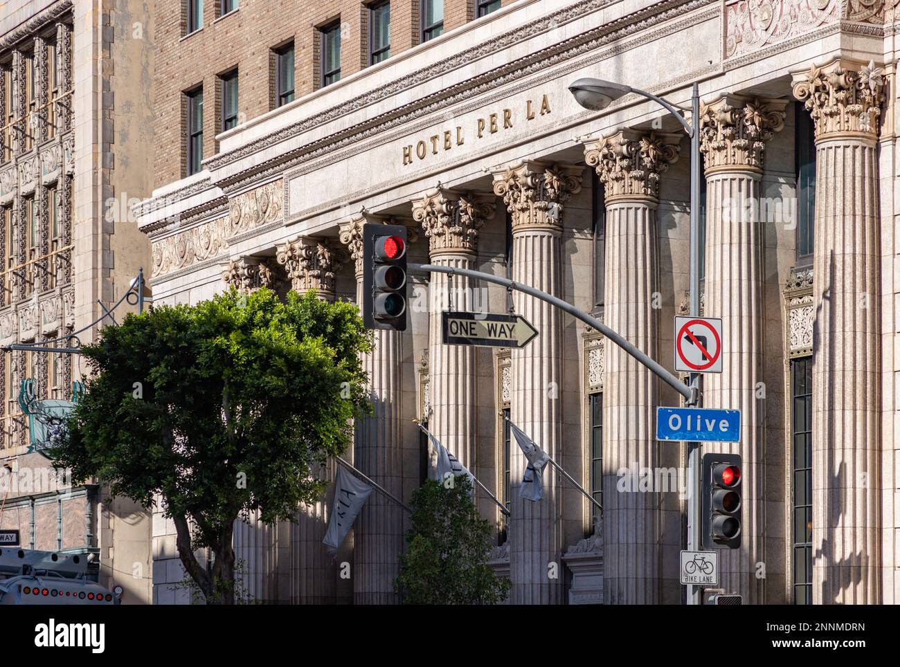 A picture of the Hotel Per La in Downtown Los Angeles Stock Photo - Alamy