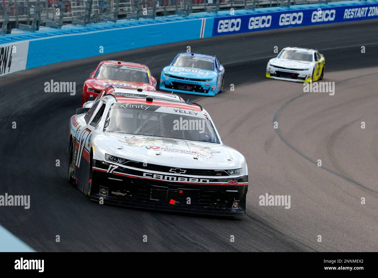 #17: J.J. Yeley, SS Green Light Racing, Ford Mustang during the NASCAR ...