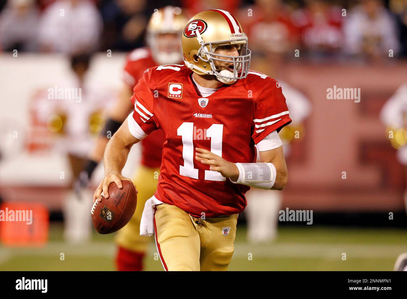 20 September 2010: San Francisco 49ers quarterback Alex Smith #11 ...