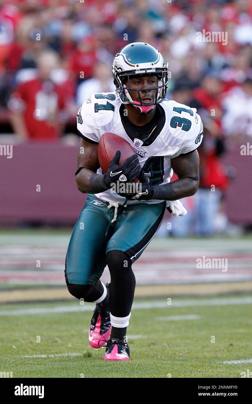 10 October 2010: Philadelphia Eagles cornerback Ellis Hobbs #31 during ...