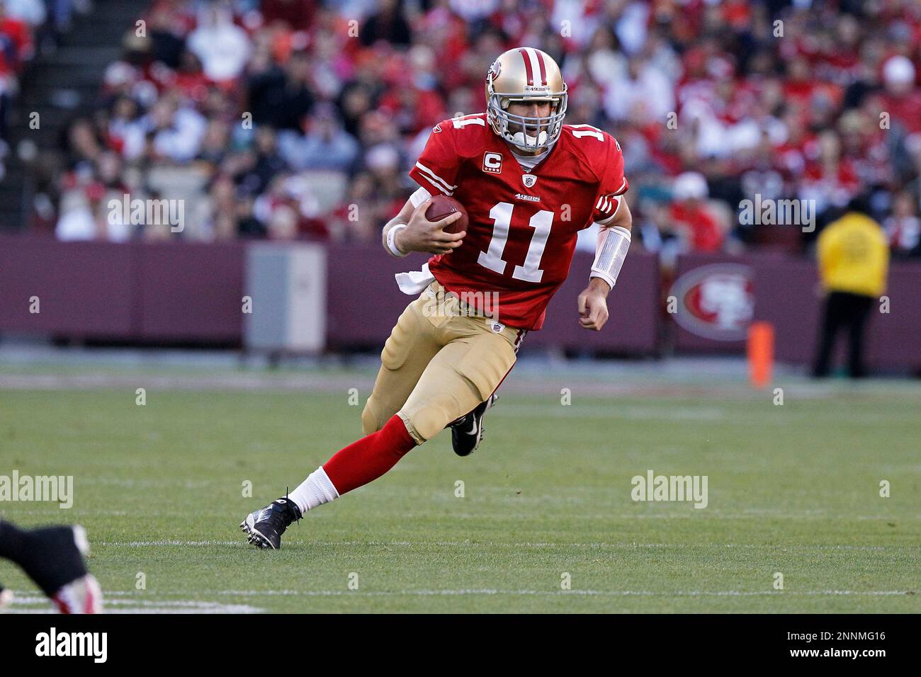 10 October 2010: San Francisco 49ers quarterback Alex Smith #11 during the NFL regular season ...