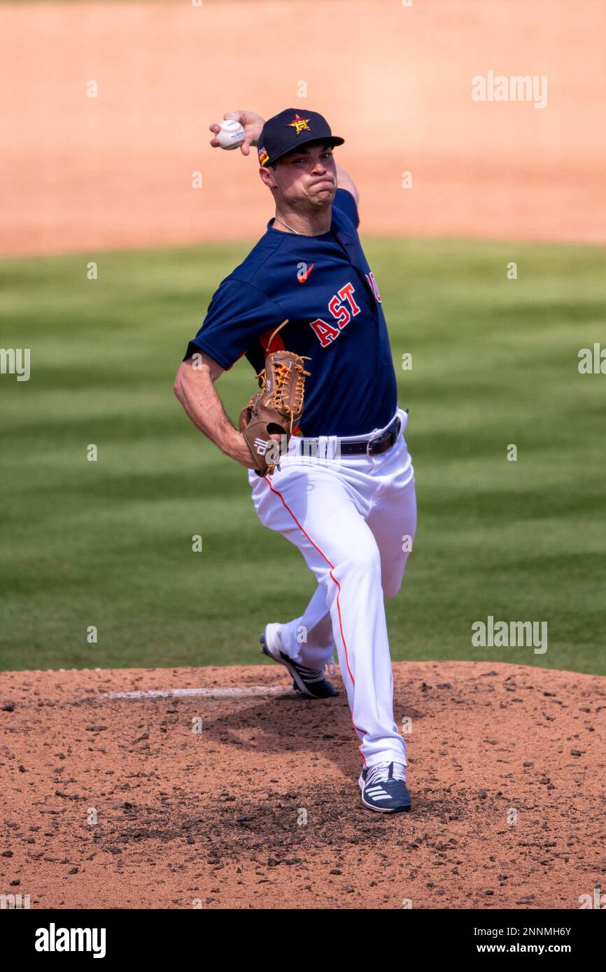 WEST PALM BEACH, FL - MARCH 14: Houston Astros pitcher Brooks Raley (58 ...