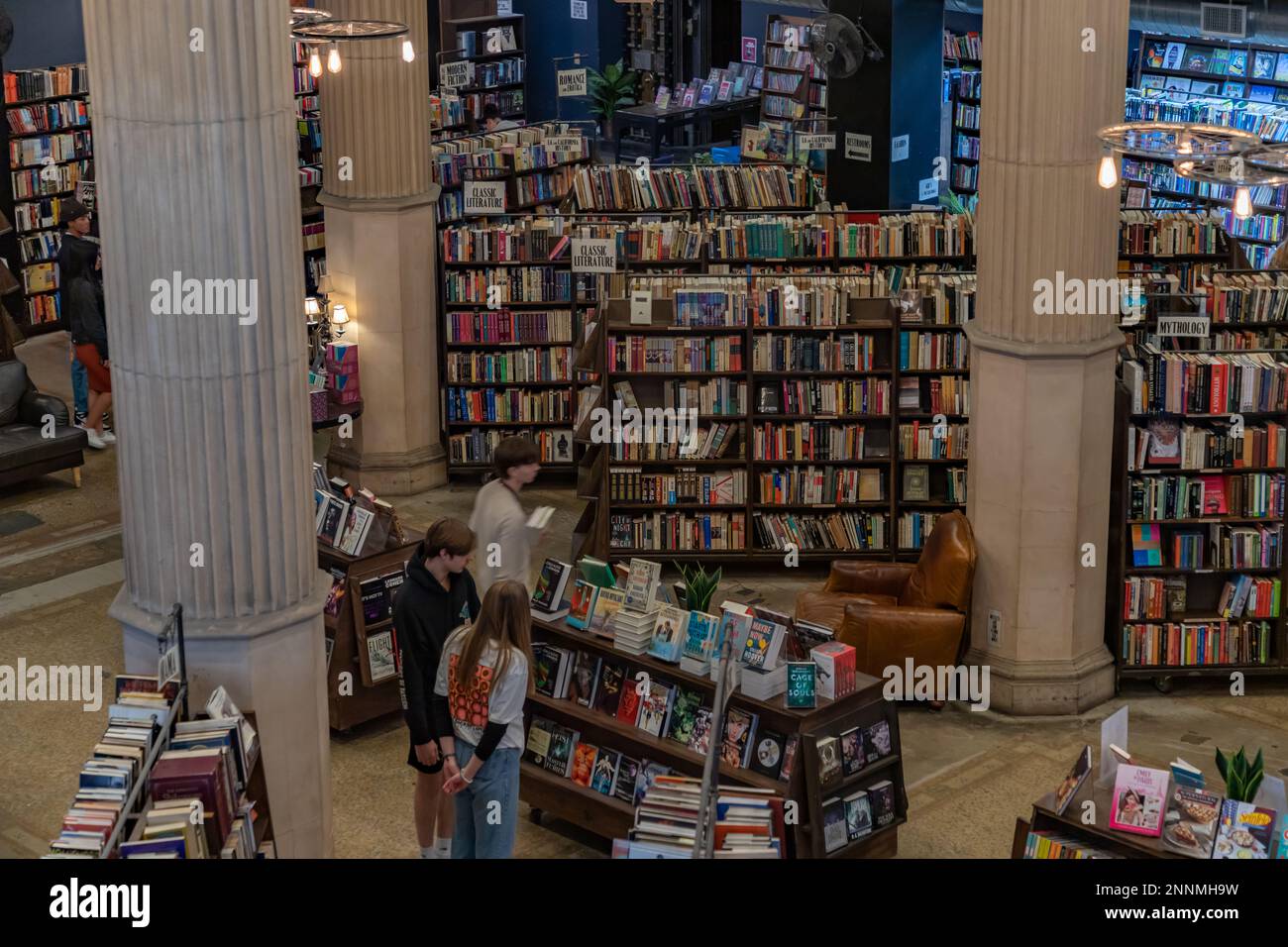 A picture of the interior of The Last Bookstore Stock Photo - Alamy