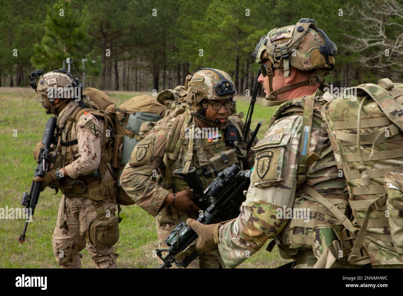 Soldiers from the United Arab Emirates 11th Mountain Battalion and 3rd ...