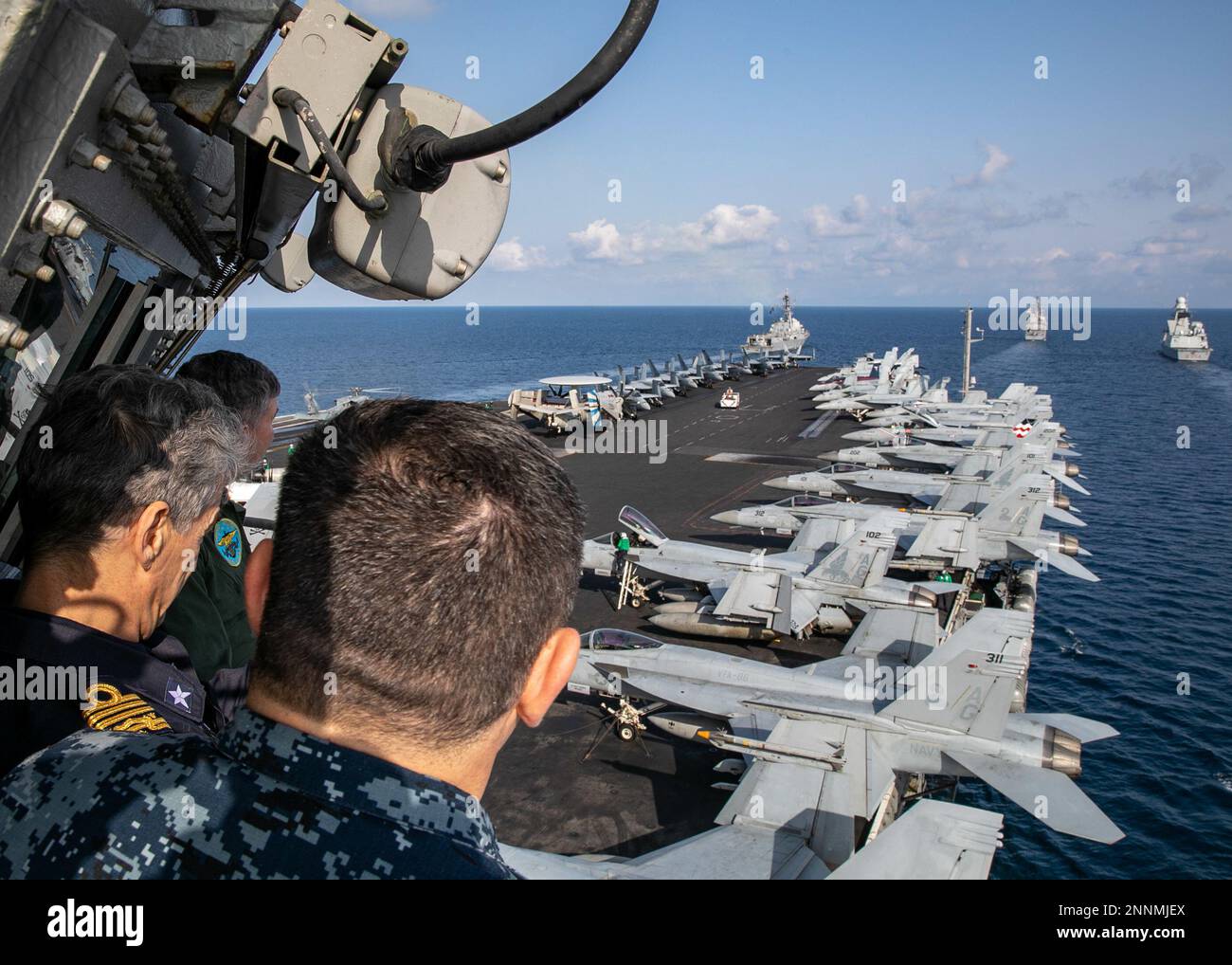230224-N-EL850-1110 ADRIATIC SEA (Feb. 24, 2023) Senior military ...