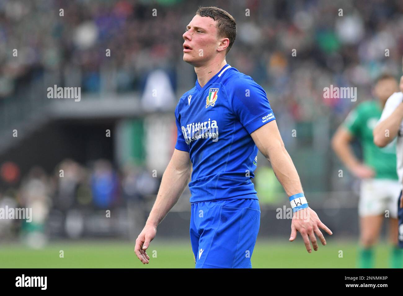 Rome, Italy. 25th Feb 2023. Paolo Garbisi of Italy during 6 Nations ...