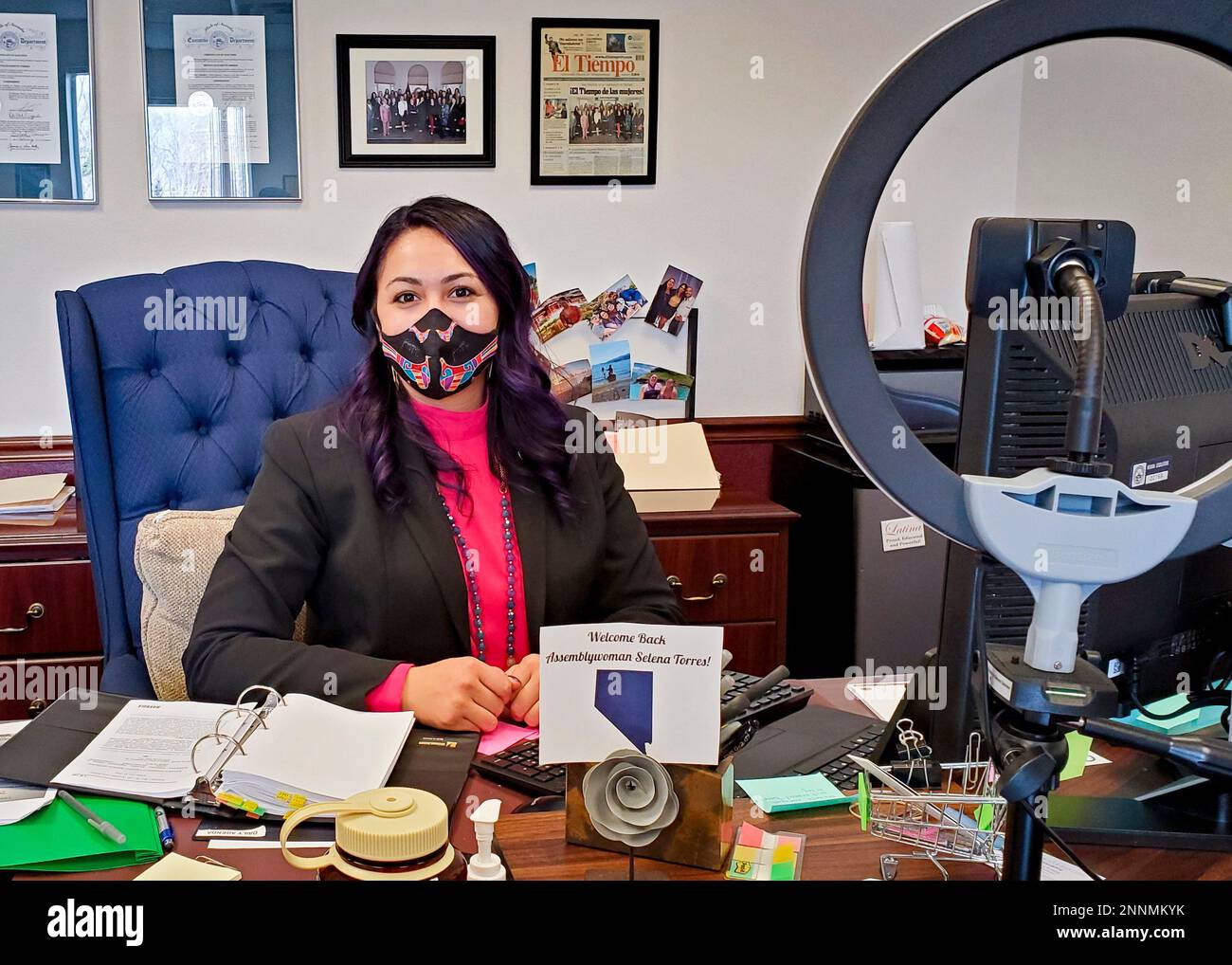 Nevada Assemblywoman Selena Torres poses for a photo from her Nevada ...
