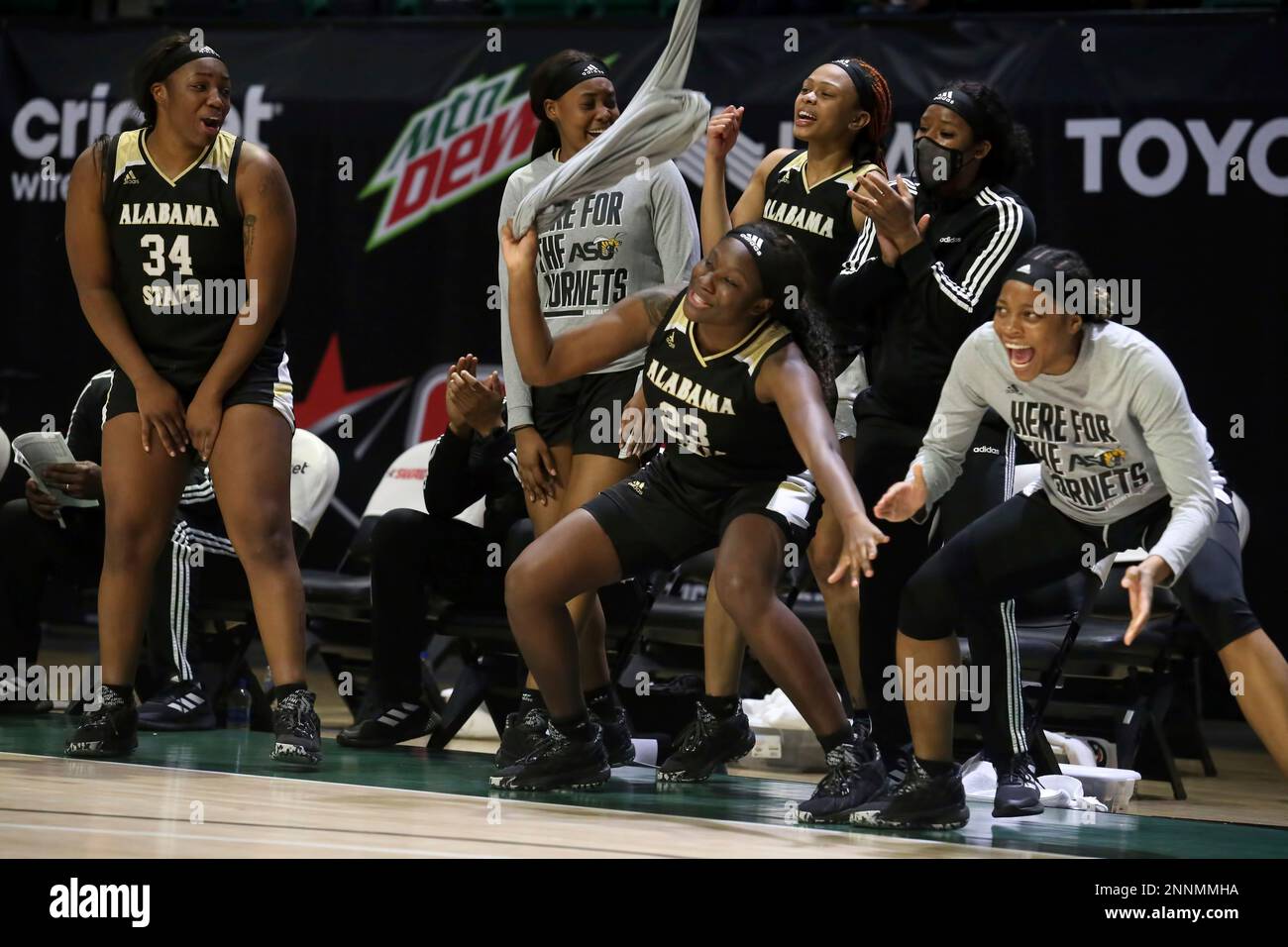 BIRMINGHAM, AL - MARCH 13: Alabama State Lady Hornets forward Dereseia ...