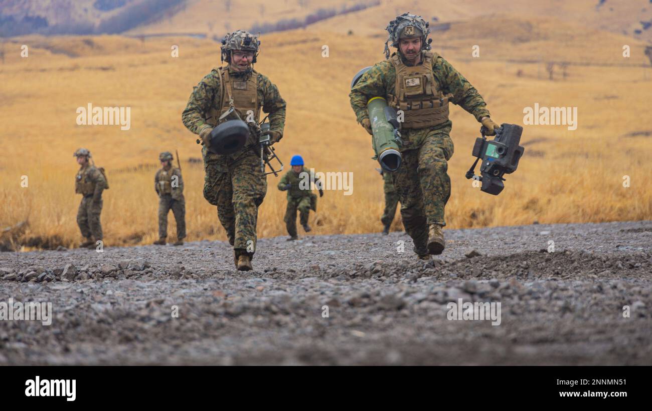 U.S. Marines from Battalion Landing Team 1/4, 31st Marine Expeditionary ...