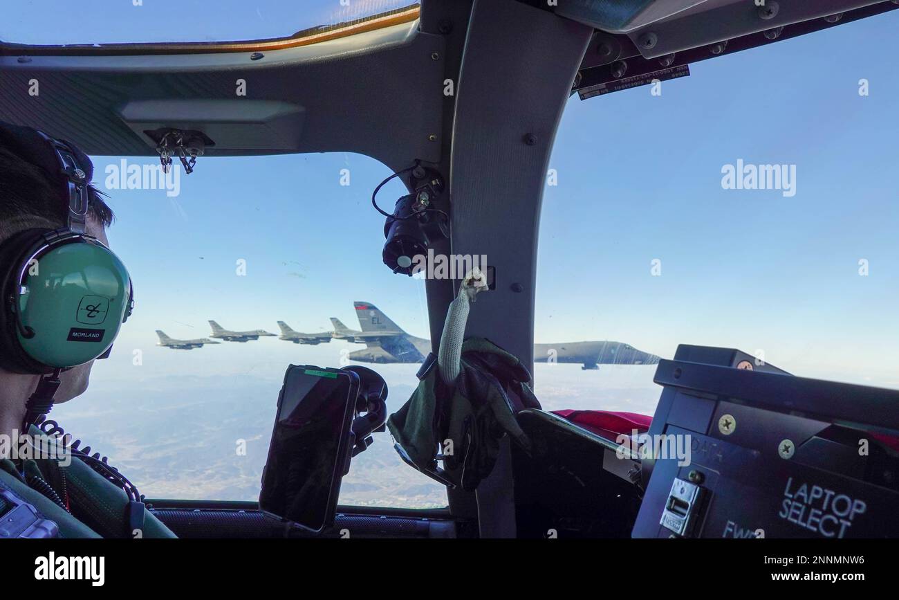 U.S. Air Force Maj. Abraham Moreland, 34th Expeditionary Bomb Squadron ...