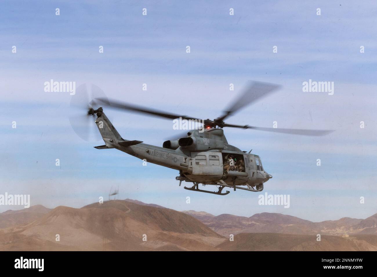 A U.S. Marine Corps UH-1Y Venom, assigned to Marine Light Attack ...