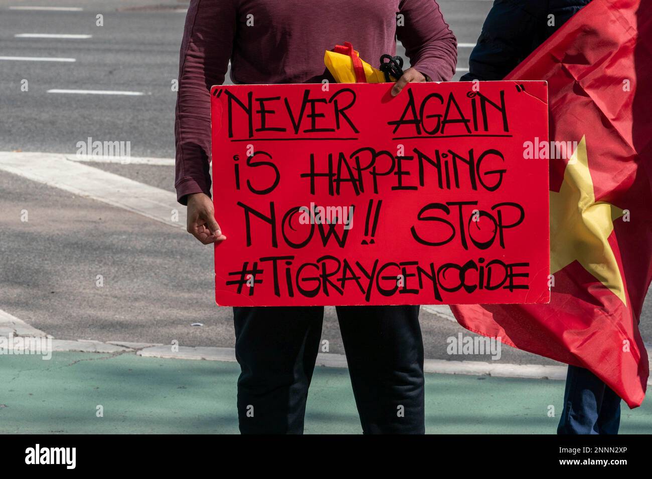 Photo by: John Nacion/STAR MAX/IPx 2021 3/11/21 Tigray War protest at ...