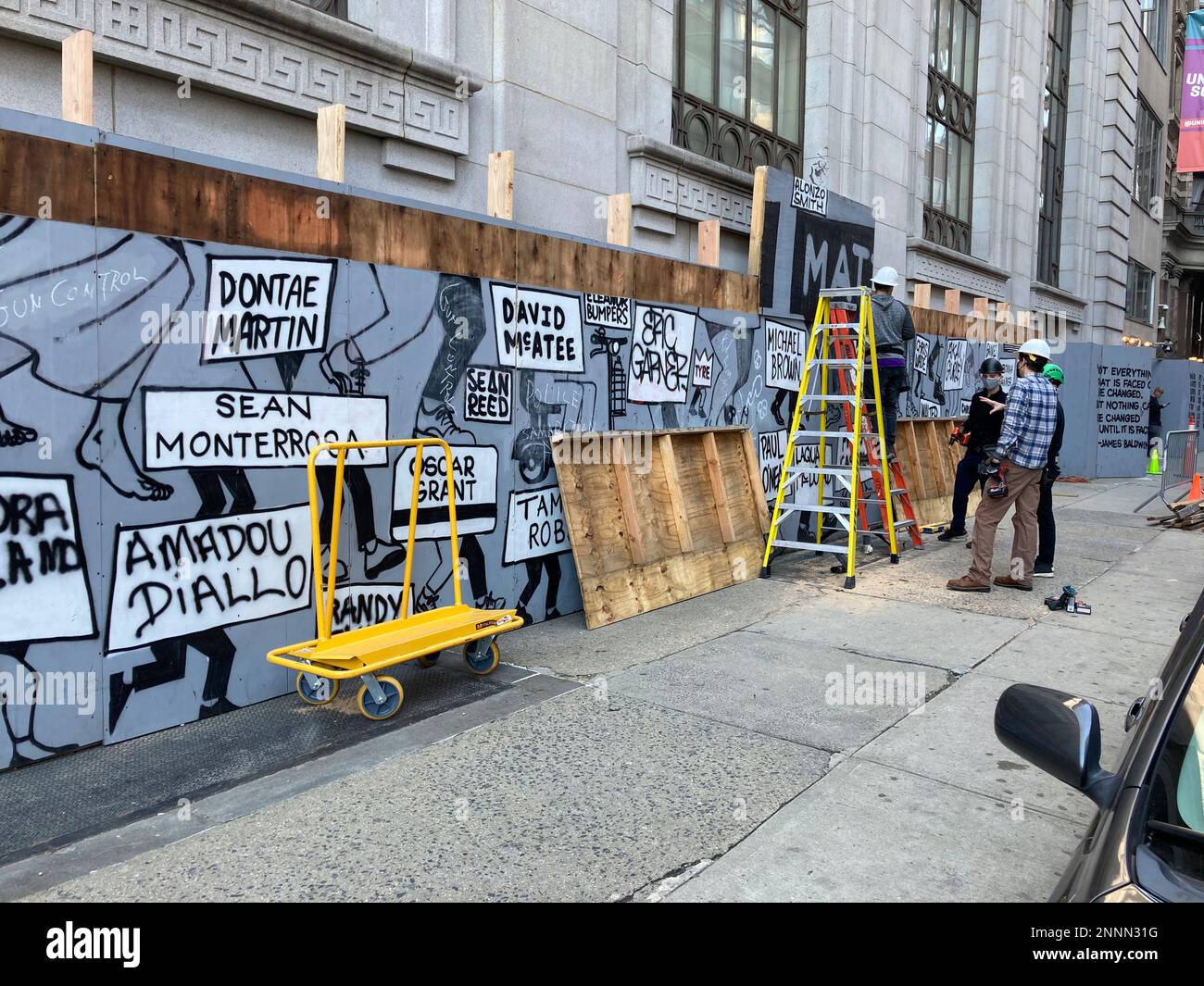 Photo by: STRF/STAR MAX/IPx 2021 3/11/21 The Black Lives Matter Mural ...