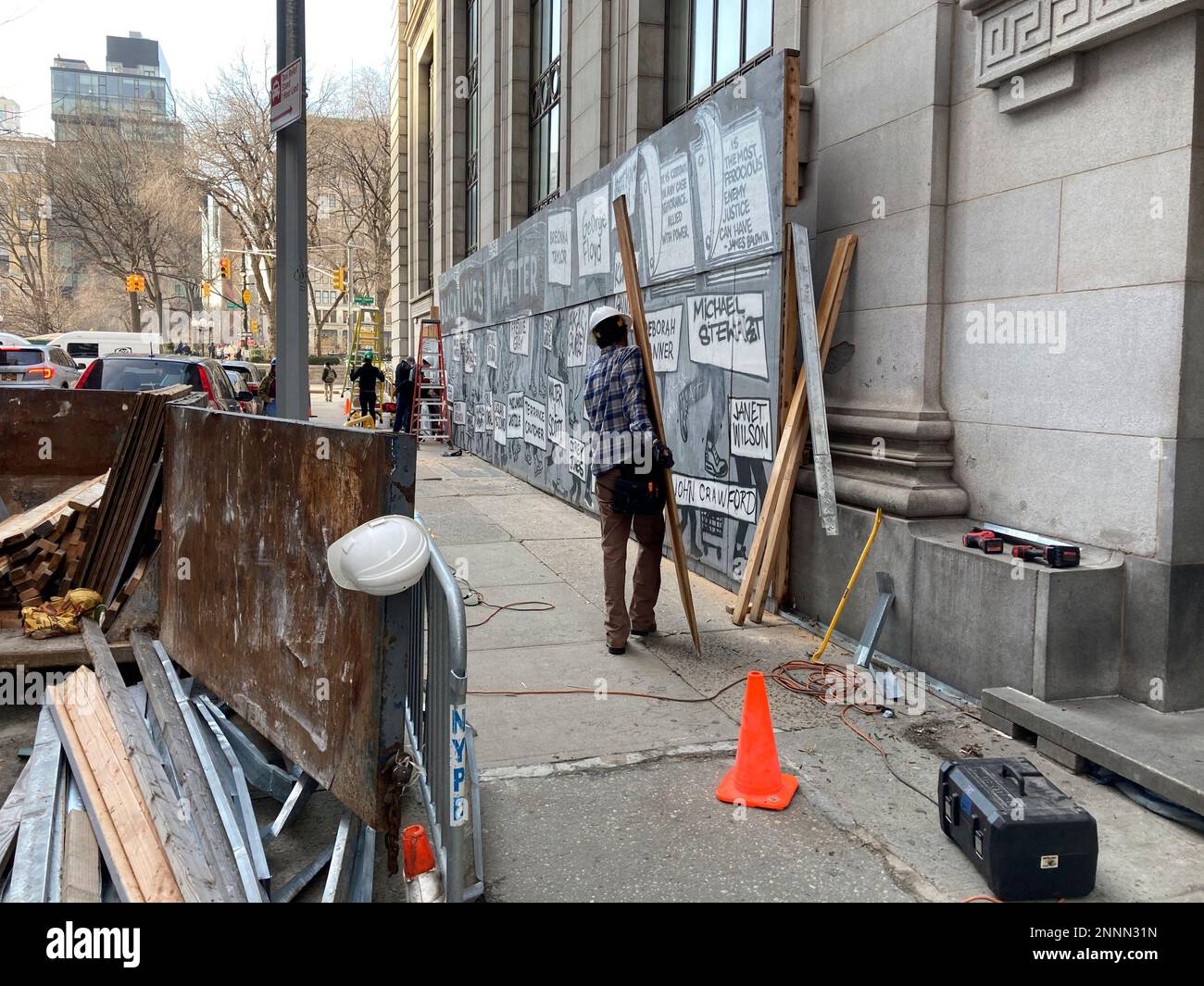 Photo by: STRF/STAR MAX/IPx 2021 3/11/21 The Black Lives Matter Mural ...