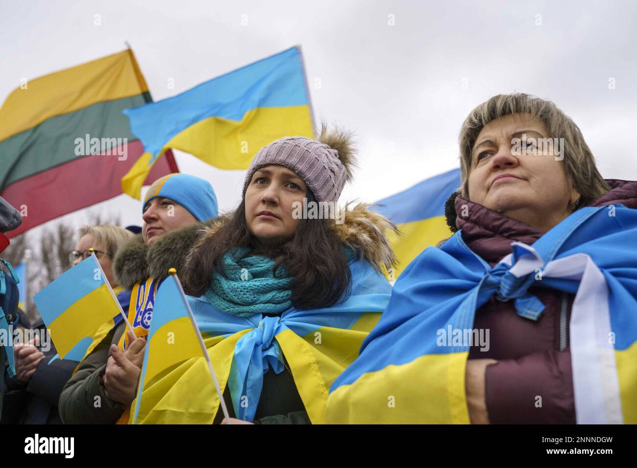 Washington, United States. 25th Feb, 2023. Supporters and members of ...