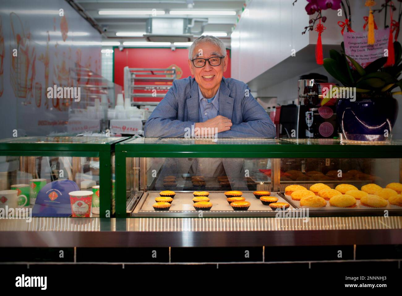 Robert Chua poses for a photo at Joy Luck Teahouse outlet at South ...