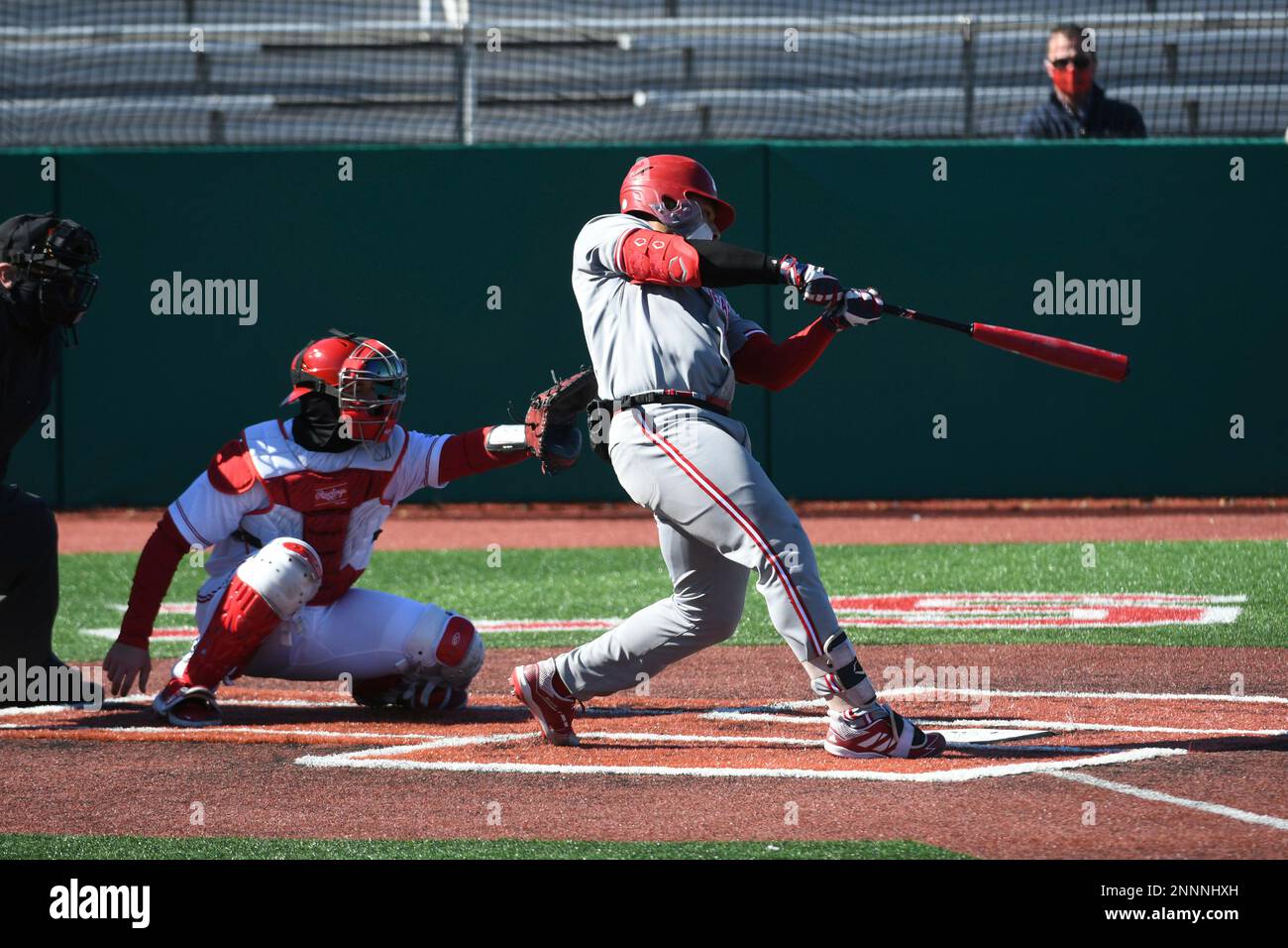 Sacred Heart University Pioneers outfielder Isiah Daubon (4) during ...