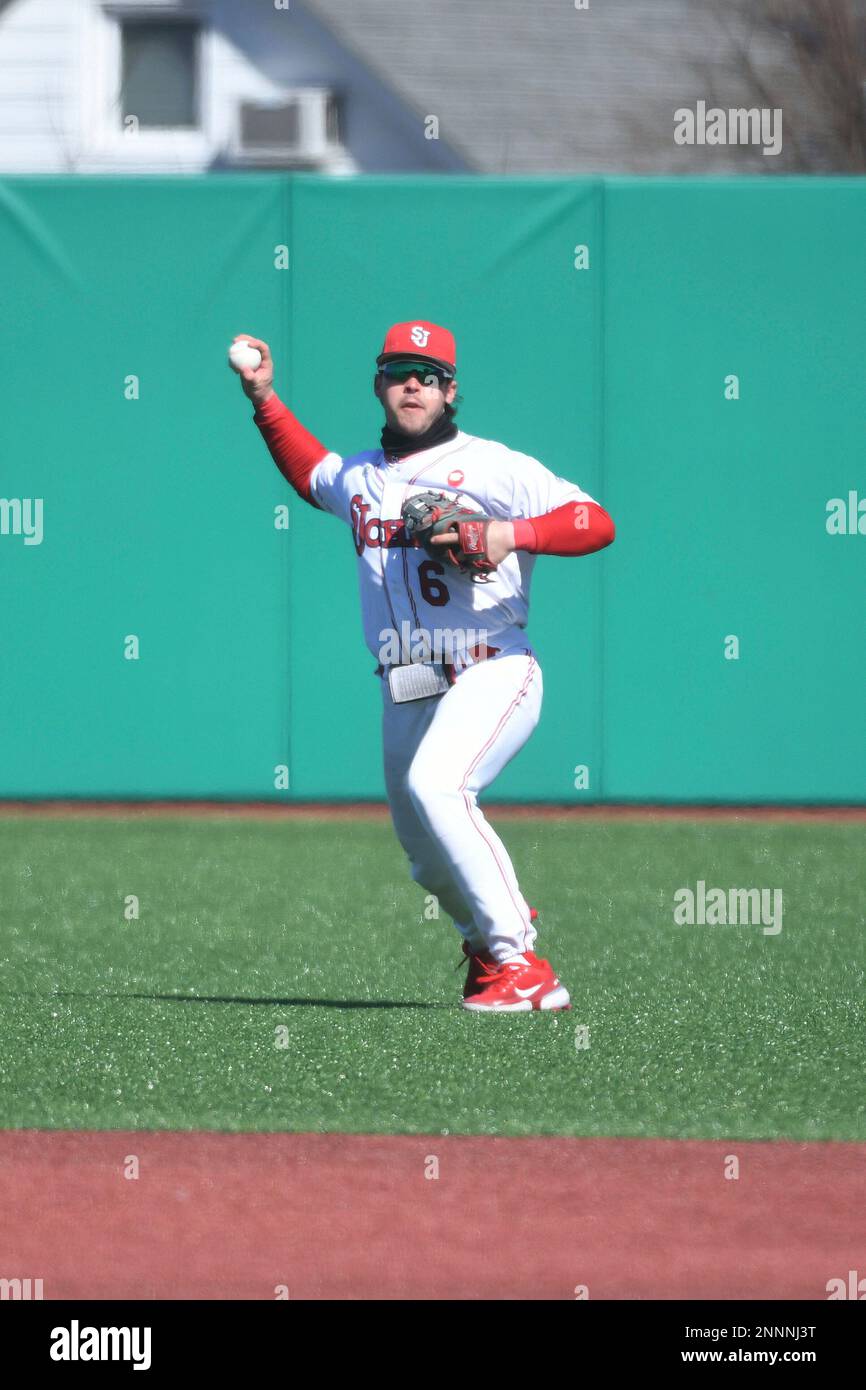St. John's University Redstorm outfielder Ryan Logan (6) during game ...