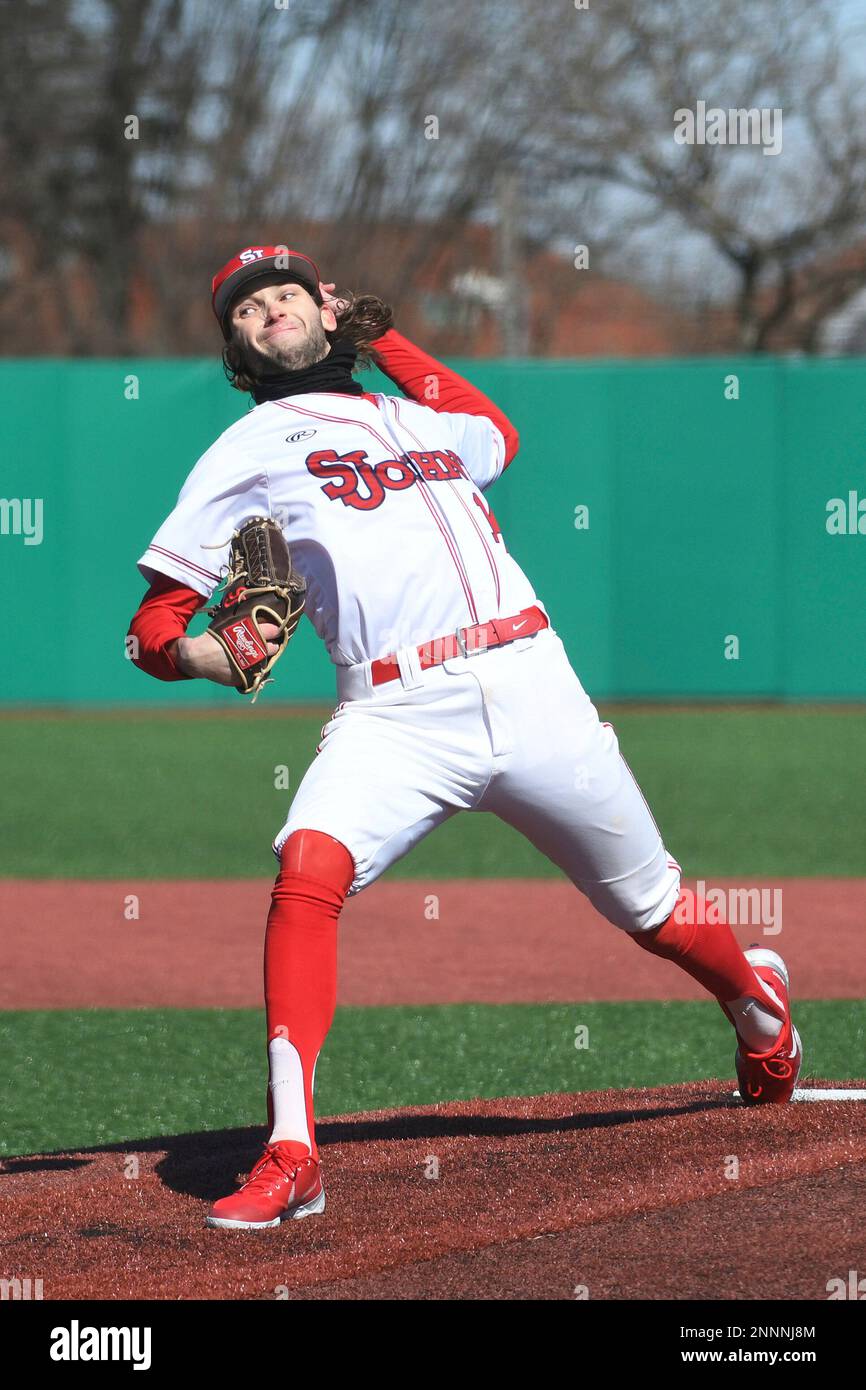 St. John's University Redstorm pitcher Nick Mondak (14) during game ...
